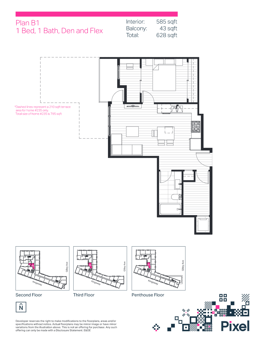 Pixel - B1 Floor Plan, Burnaby BC | Livabl