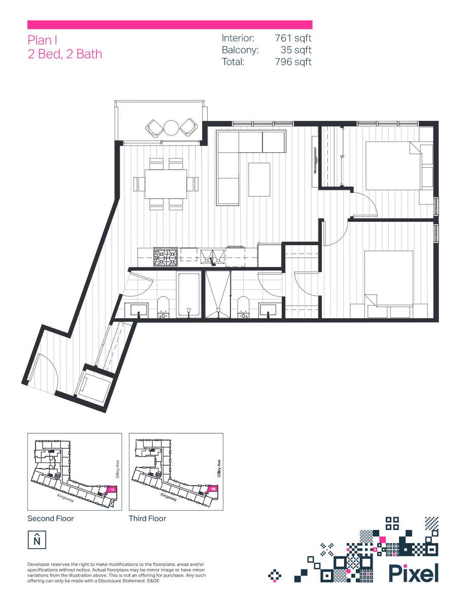 Pixel - I Floor Plan, Burnaby BC | Livabl