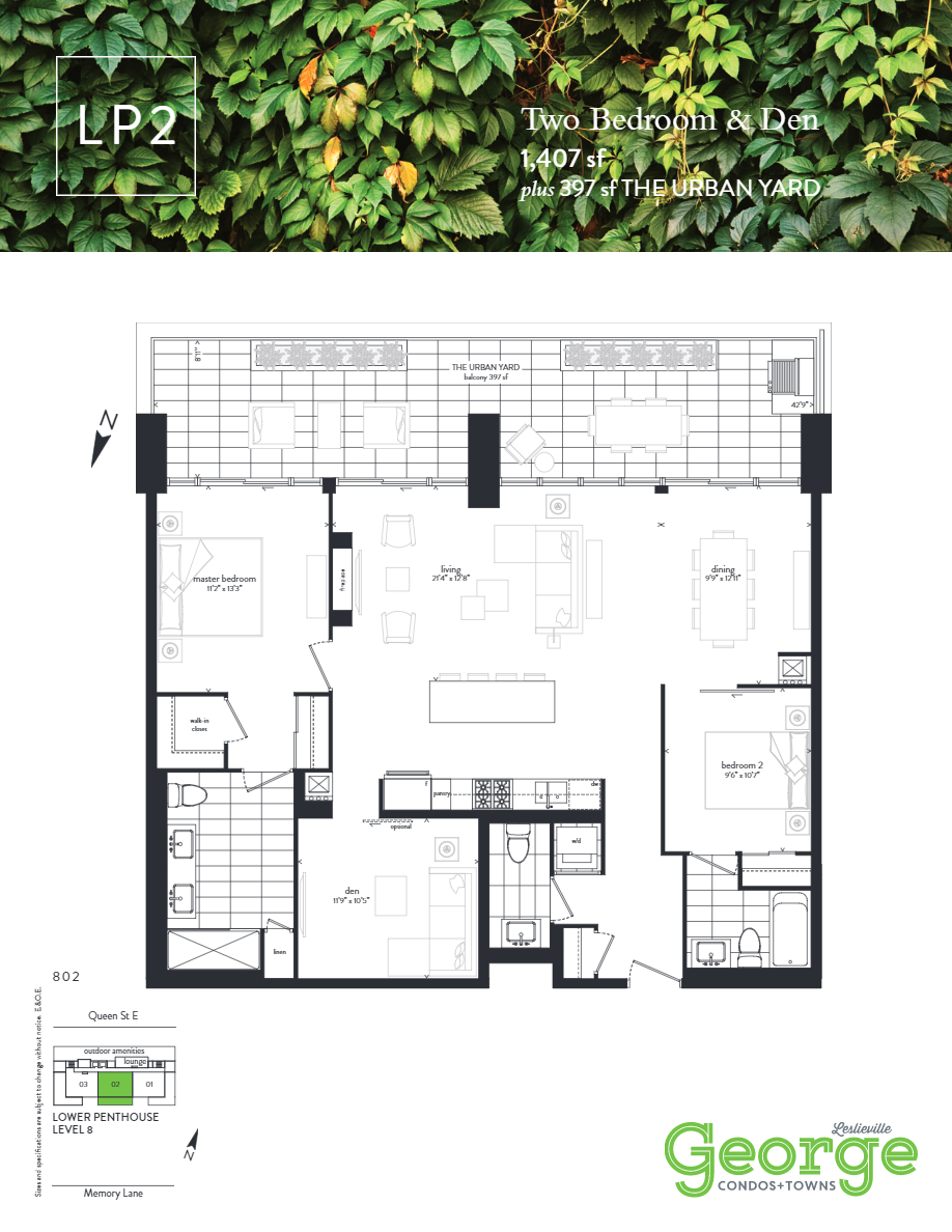 George Condos & Towns - LP2 Floor Plan, Toronto ON | Livabl