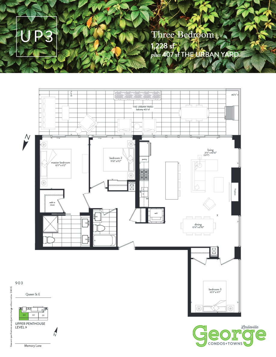 George Condos & Towns | UP3 | Floor Plans and Pricing