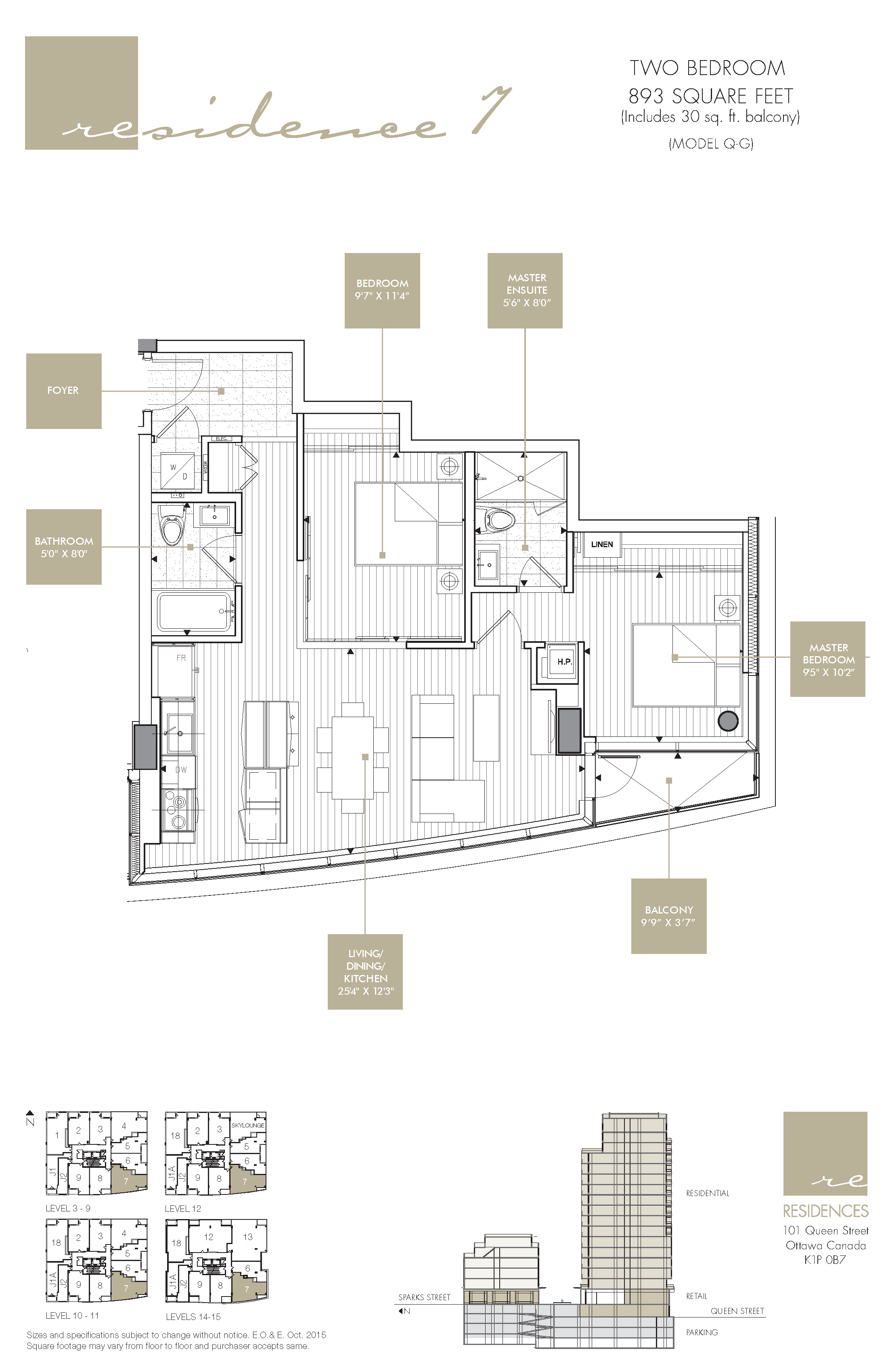 reResidences | Residence 7 | Floor Plans and Pricing