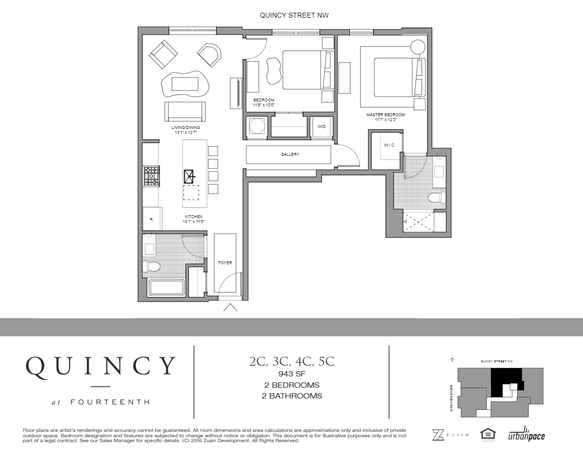 Quincy at Fourteenth | 3C | Floor Plans and Pricing