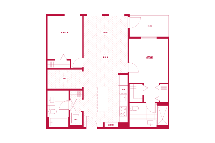 GUILDHOUSE. BY MOSAIC. - A2 Floor Plan, Surrey BC | Livabl