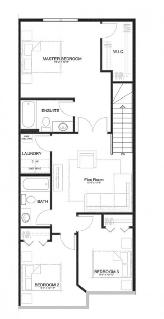 Edgemont - Duplex Collection - Palazzo Floor Plan, Edmonton AB | Livabl