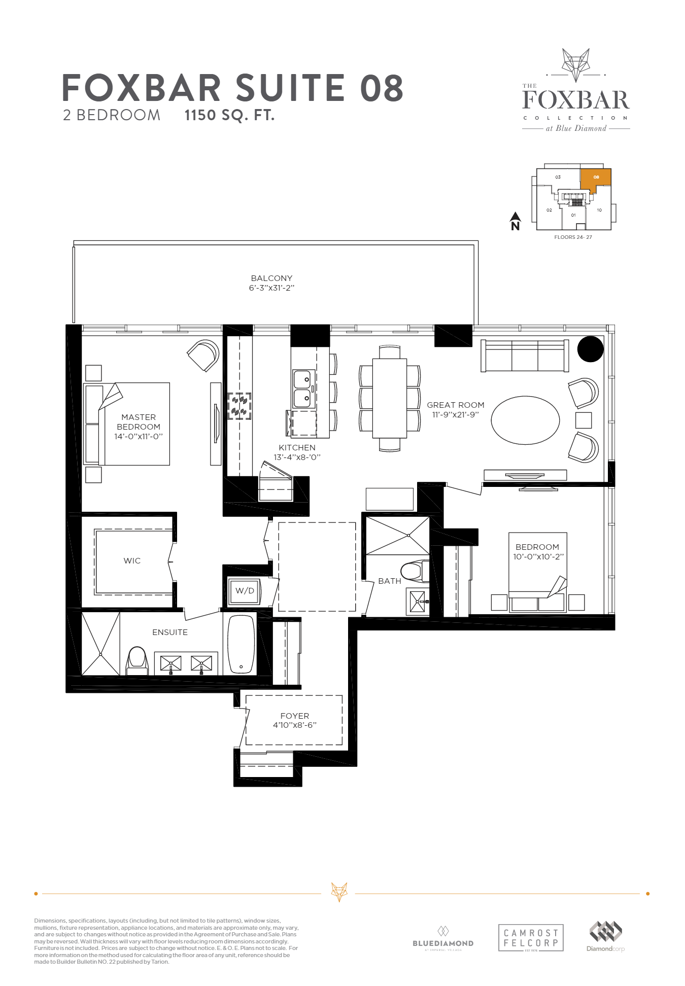 The Foxbar at Imperial Village | Foxbar 8 | Floor Plans and Pricing
