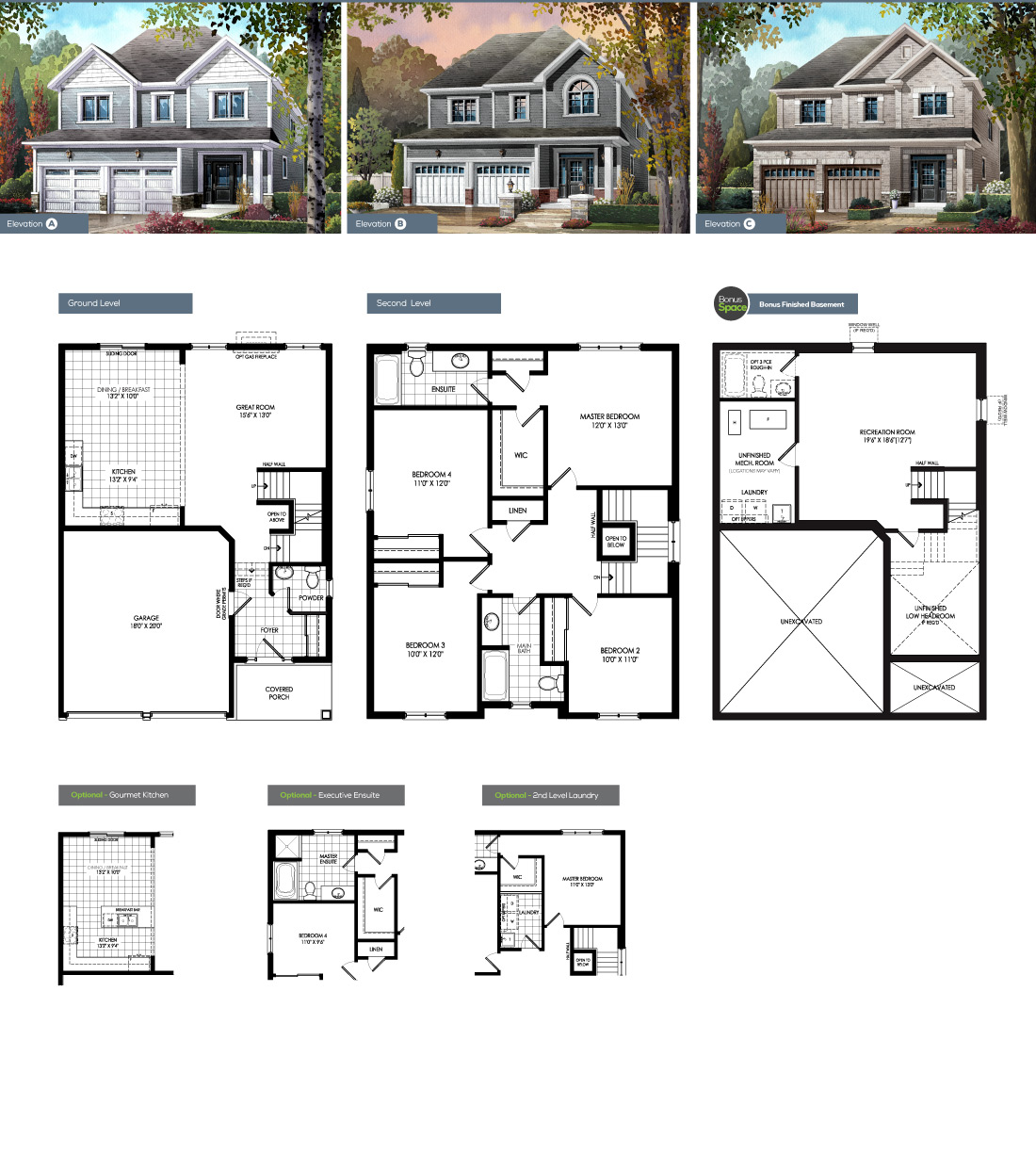 Tempo Kemptville - The Hudson Floor Plan, North Grenville ON | Livabl