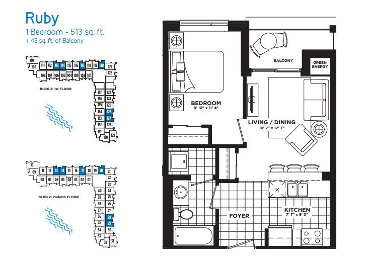 Sapphire at Waterfront Trails - Ruby Floor Plan, Hamilton ON | Livabl