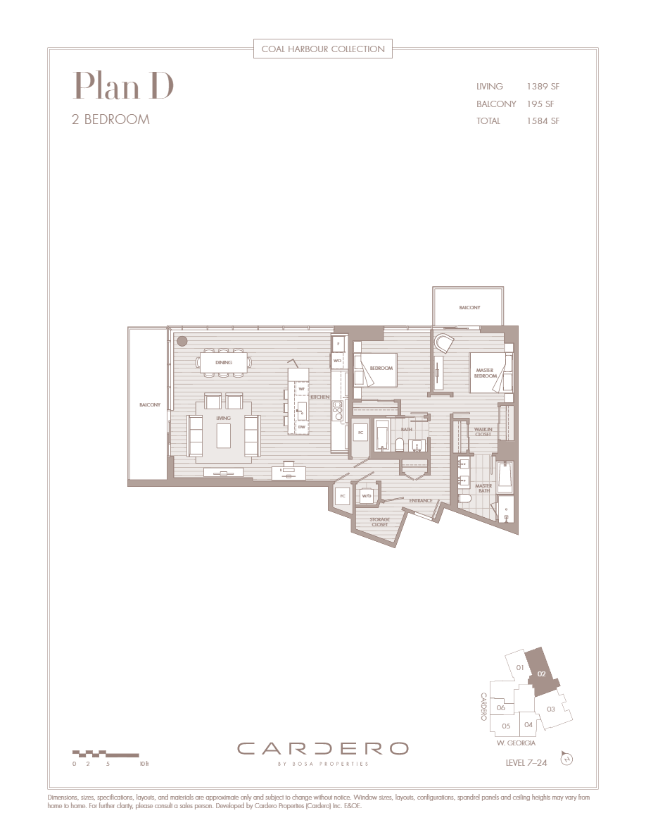 Cardero | Plan D | Floor Plans and Pricing