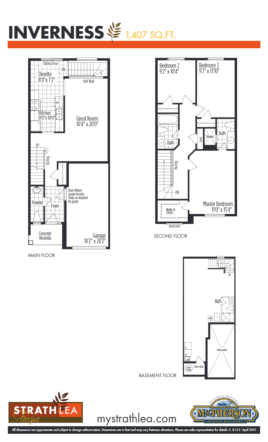 Strathlea | Inverness | Floor Plans and Pricing