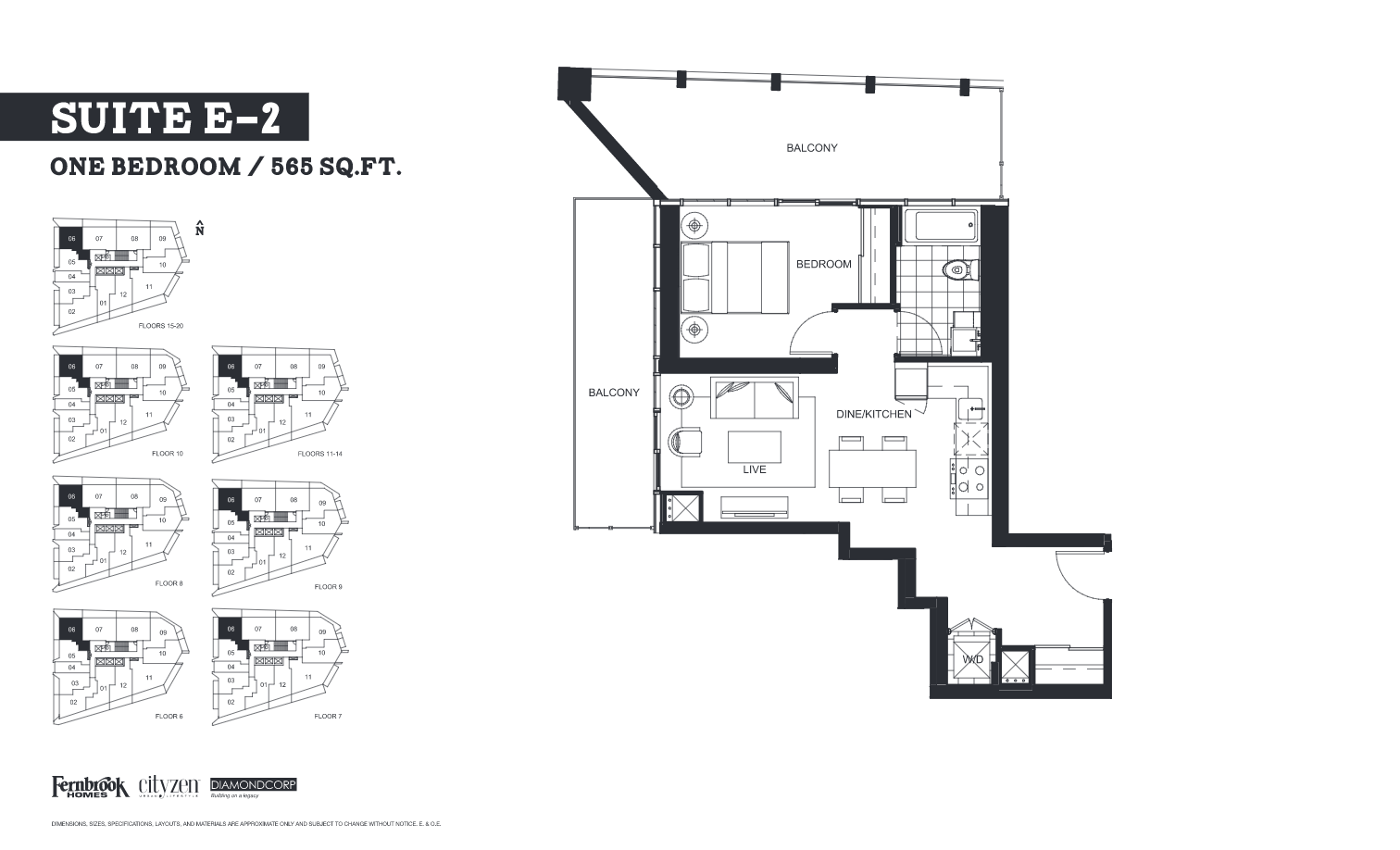 Garrison Point - Suite E2 Floor Plan, Toronto ON | Livabl