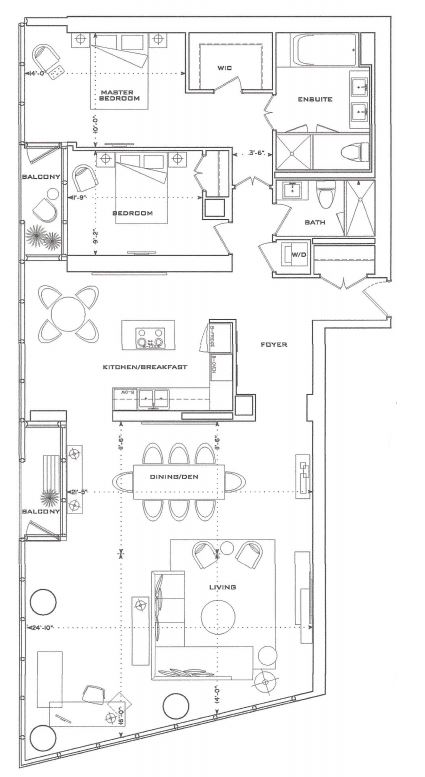 The L Tower - T1 Floor Plan, Toronto ON | Livabl