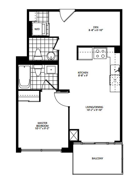 ME2 Condos | 1A+D-4 HC | Floor Plans and Pricing
