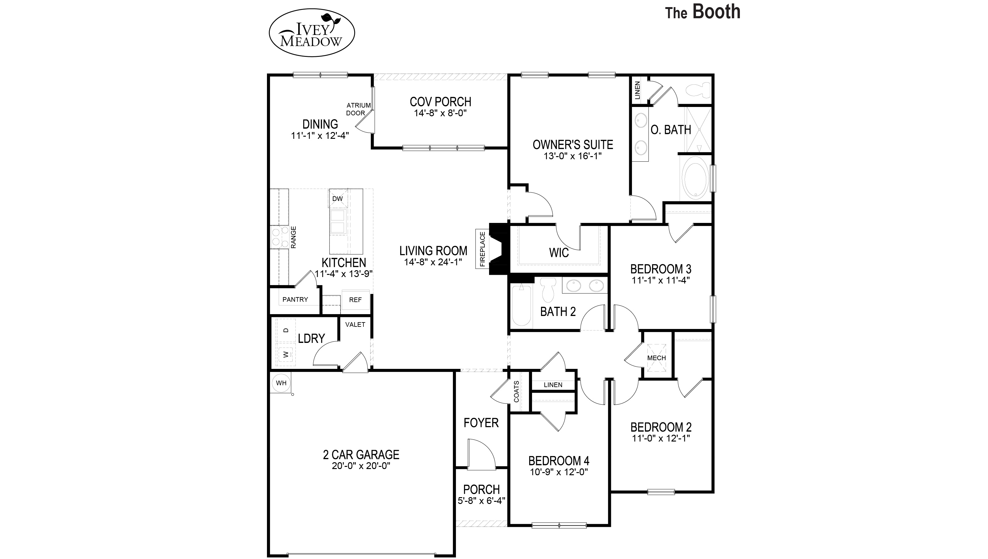 Ivey Meadow | Booth | Floor Plans and Pricing