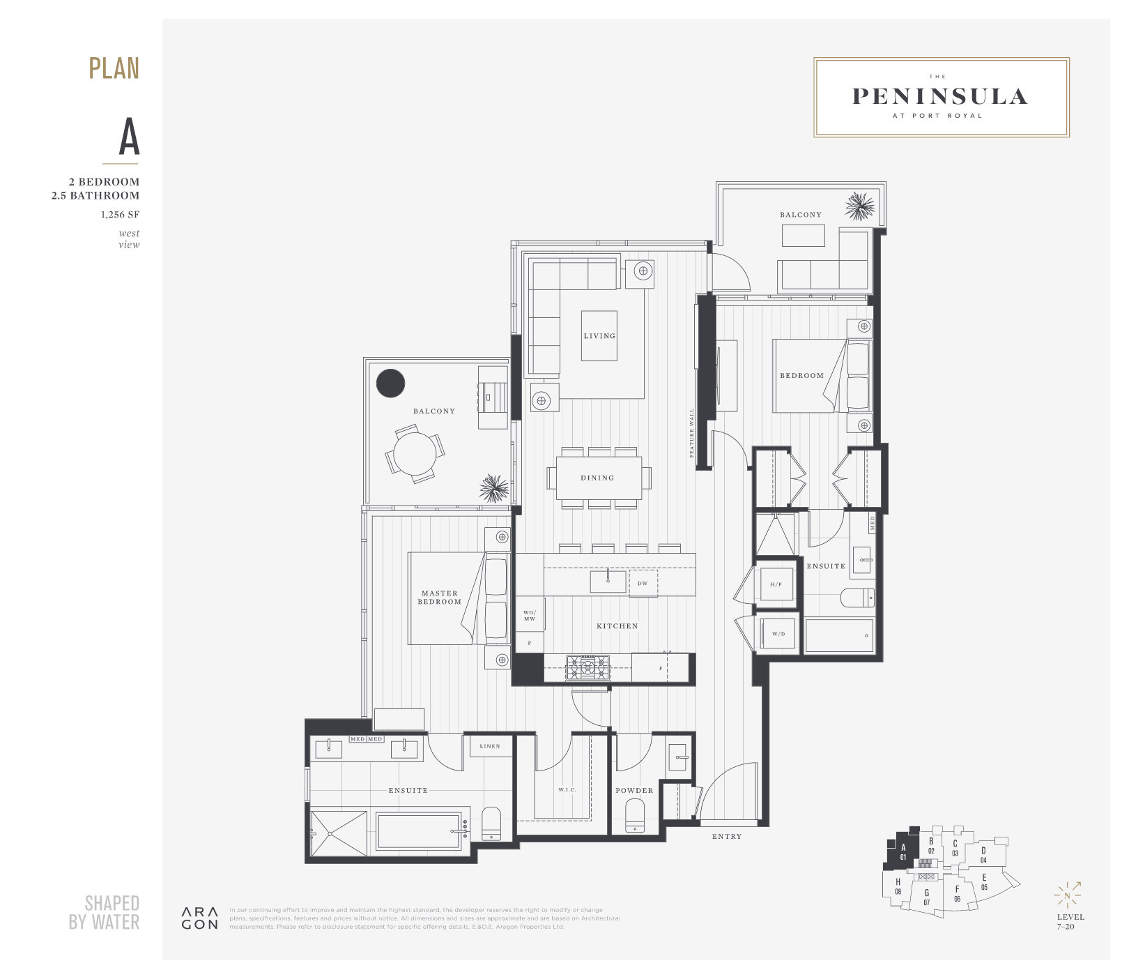 The Peninsula - A Floor Plan, New Westminster BC | Livabl