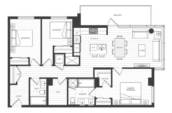 RPP II - E2 Floor Plan, Richmond BC | Livabl
