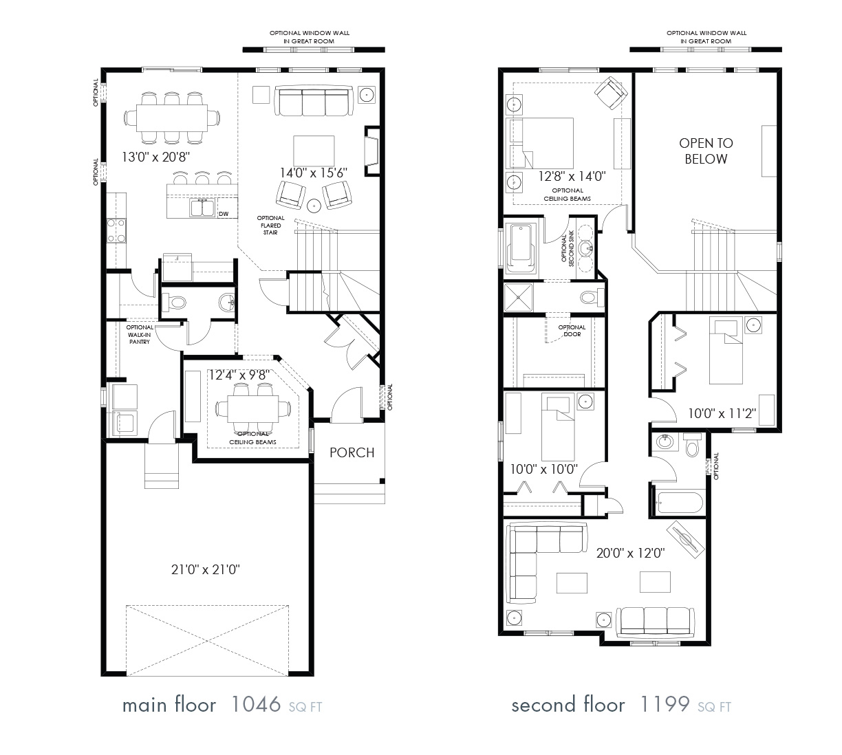 Walden - The Caldwell Floor Plan, Calgary AB | Livabl