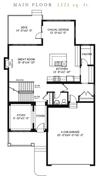 Langdale - Sutton Floor Plan, Edmonton AB | Livabl