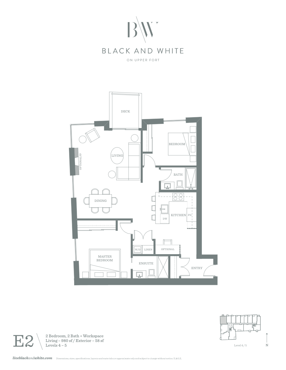 Black and White | E2 | Floor Plans and Pricing