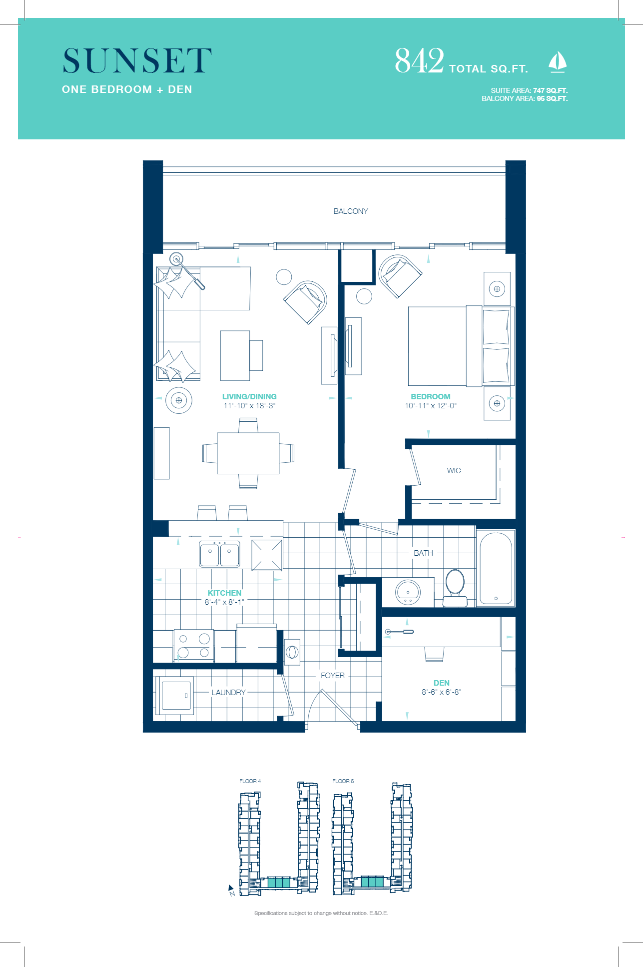 Aquazul - Sunset Floor Plan, Grimsby ON | Livabl