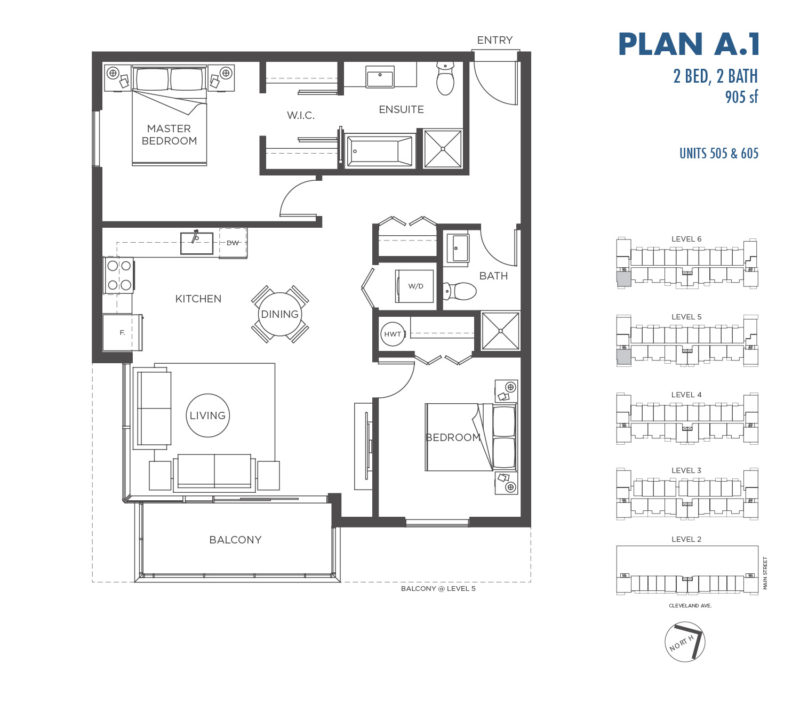 The Main | A.1 | Floor Plans and Pricing