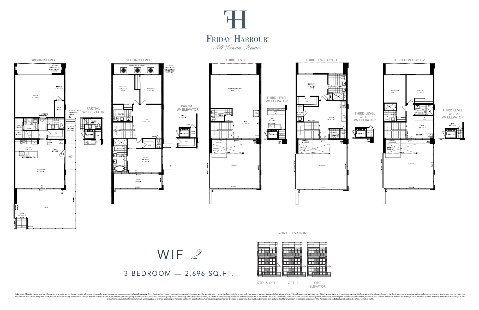 Friday Harbour - 2 Floor Plan, Innisfil ON | Livabl