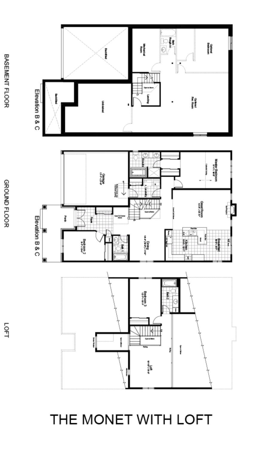 Summerhill Village | Monet with Loft | Floor Plans and Pricing