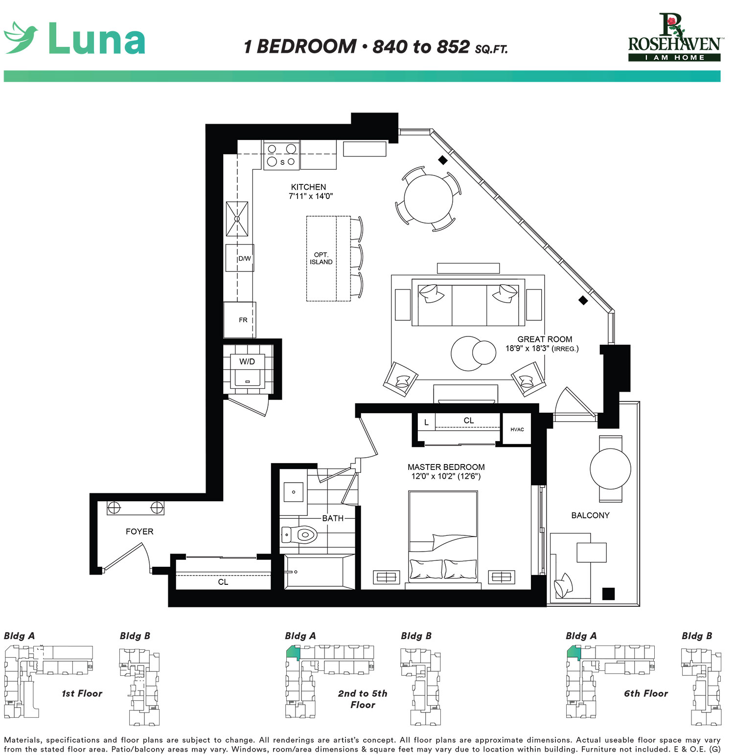 Affinity Condominiums - Luna Floor Plan, Burlington ON | Livabl