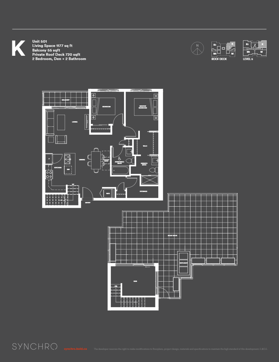 Synchro - K Floor Plan, Vancouver BC | Livabl