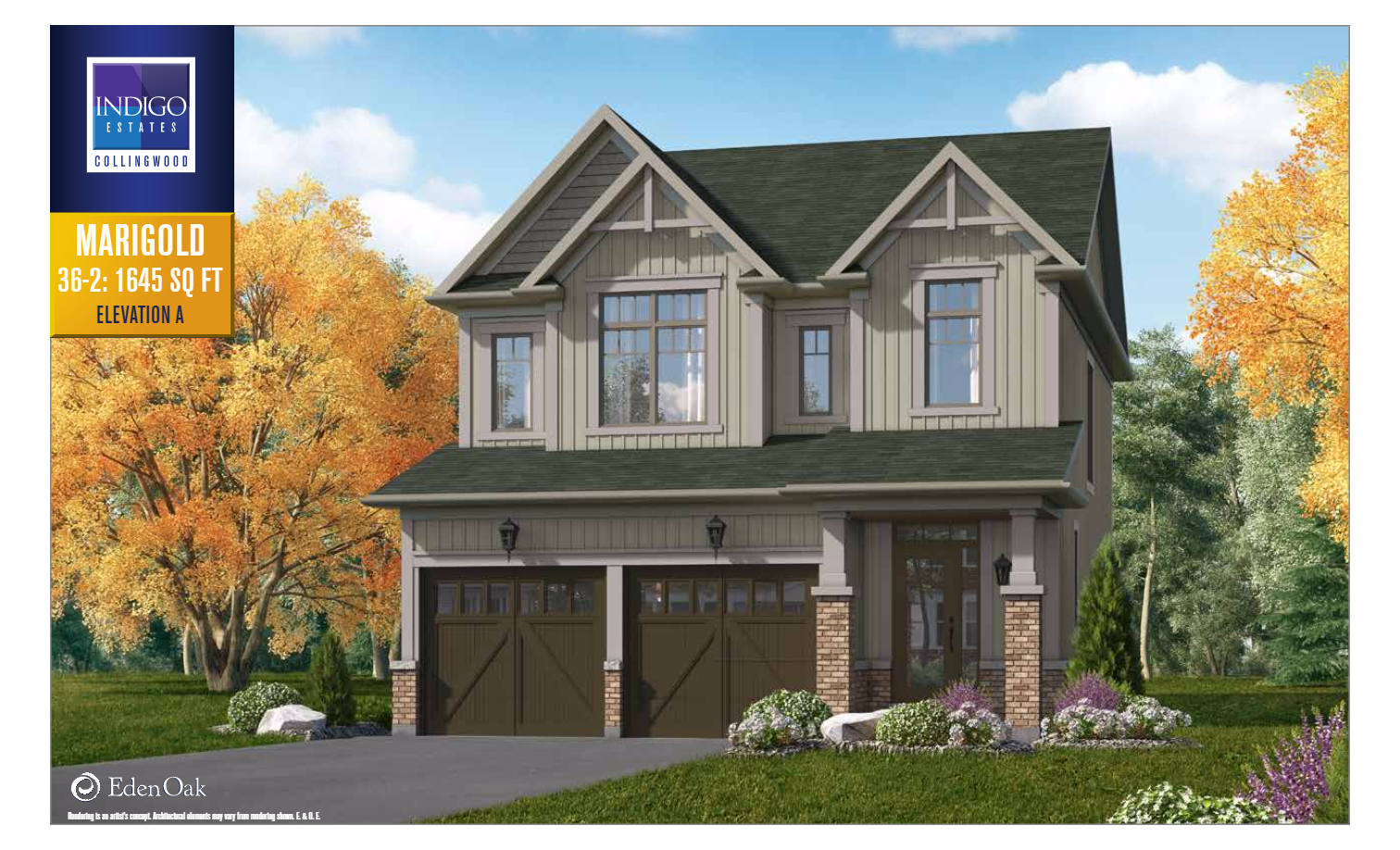 Indigo Estates Collingwood | Marigold | Floor Plans and Pricing