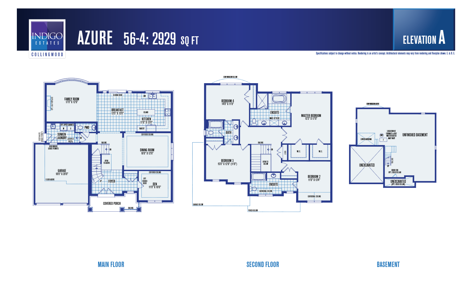 Indigo Estates Collingwood | Azure | Floor Plans and Pricing