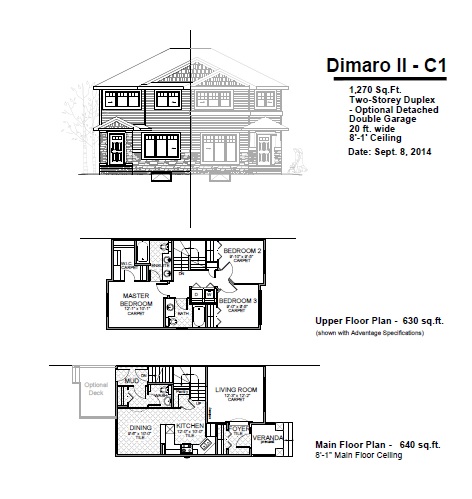 Hawks Ridge - Dimaro II C Floor Plan, Edmonton AB | Livabl