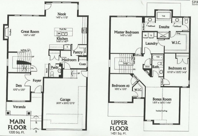 The Homes of Jagare Ridge - The Basilla II Floor Plan, Edmonton AB | Livabl