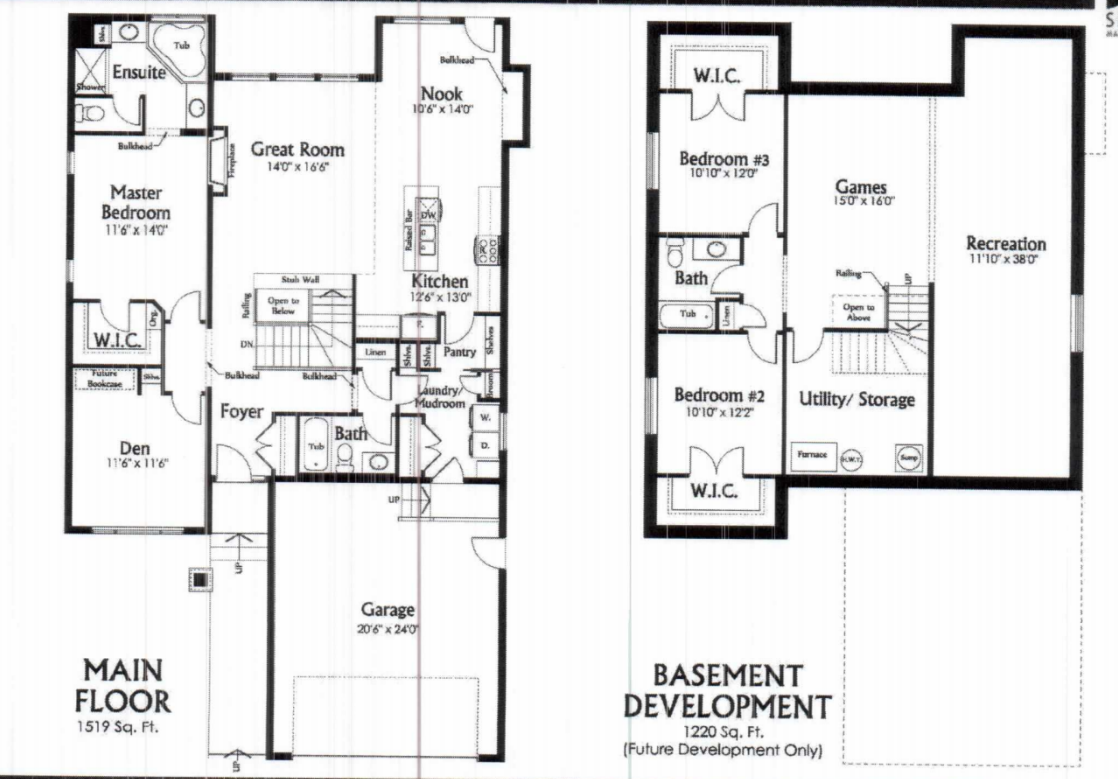 The Homes of Jagare Ridge - The Richmond Floor Plan, Edmonton AB | Livabl