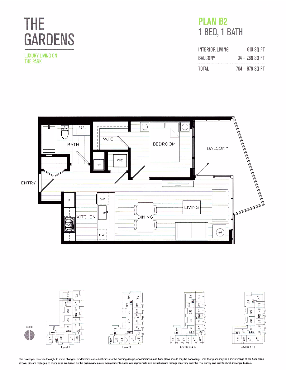 The Gardens - Calla - B2 Floor Plan, Richmond BC | Livabl