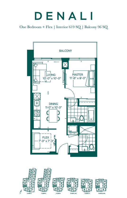 The Peak at Emerald City | Denali | Floor Plans and Pricing