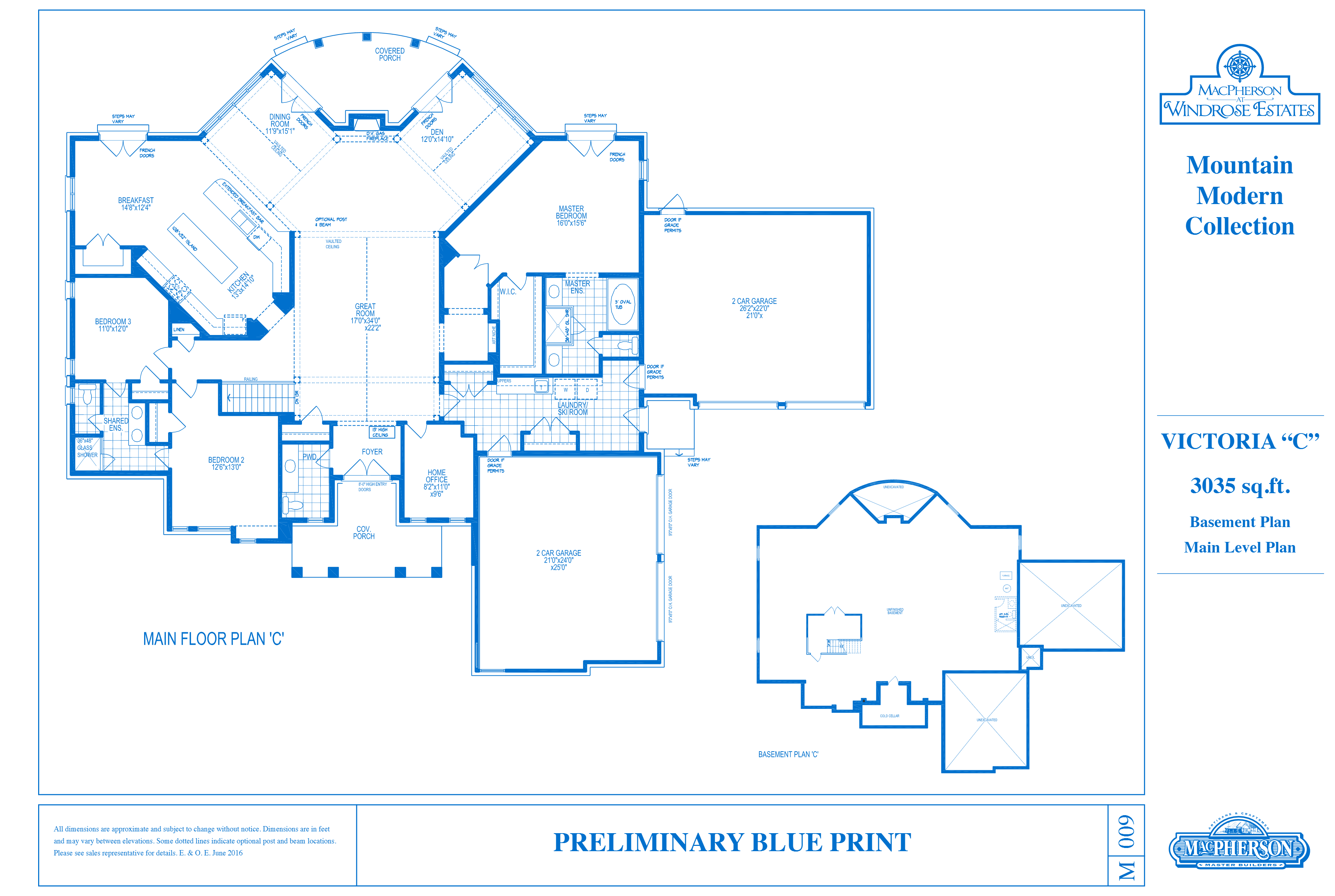 MacPherson at Windrose Estates | Victoria C | Floor Plans and Pricing