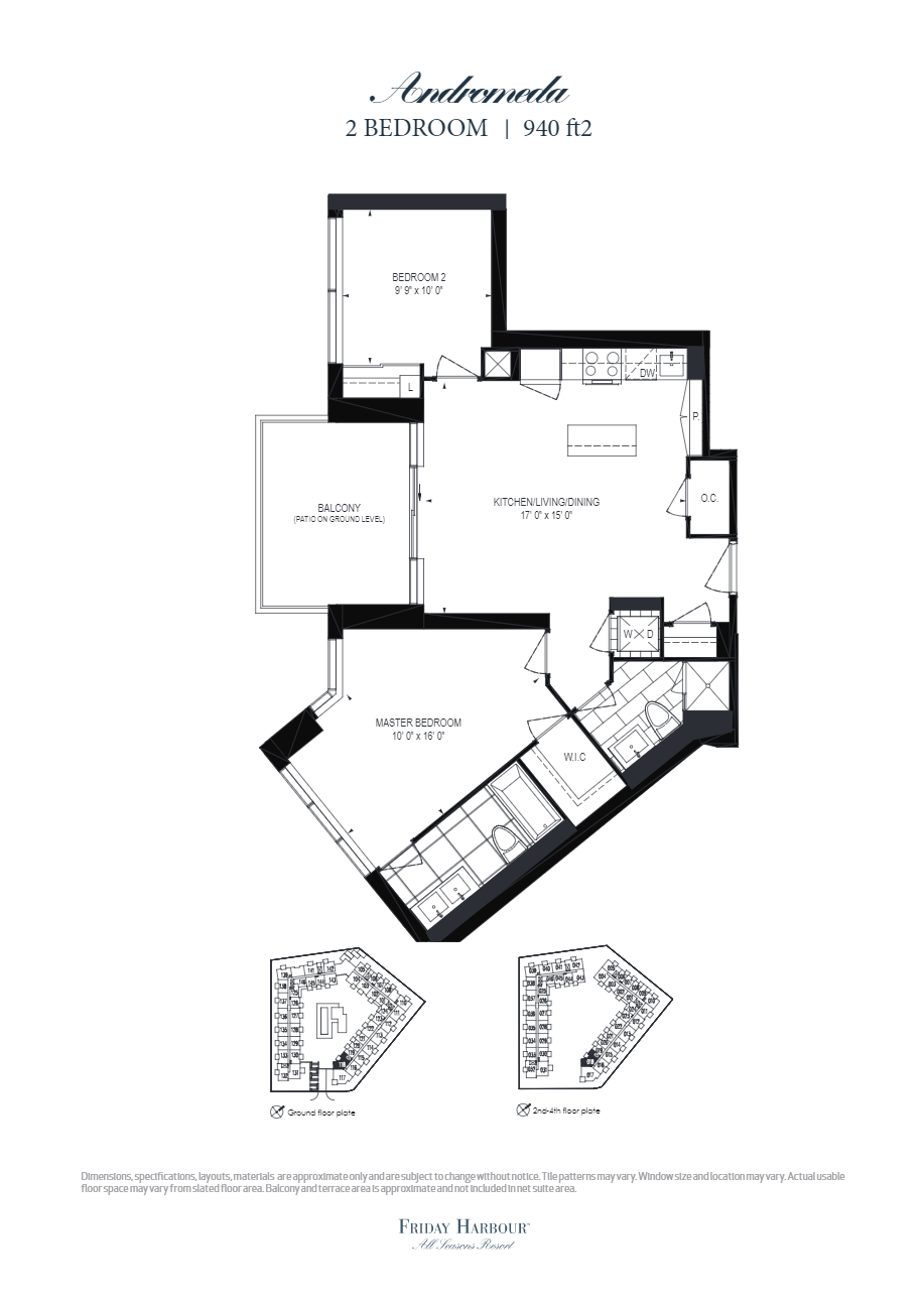 Friday Harbour - Andromeda Floor Plan, Innisfil ON | Livabl