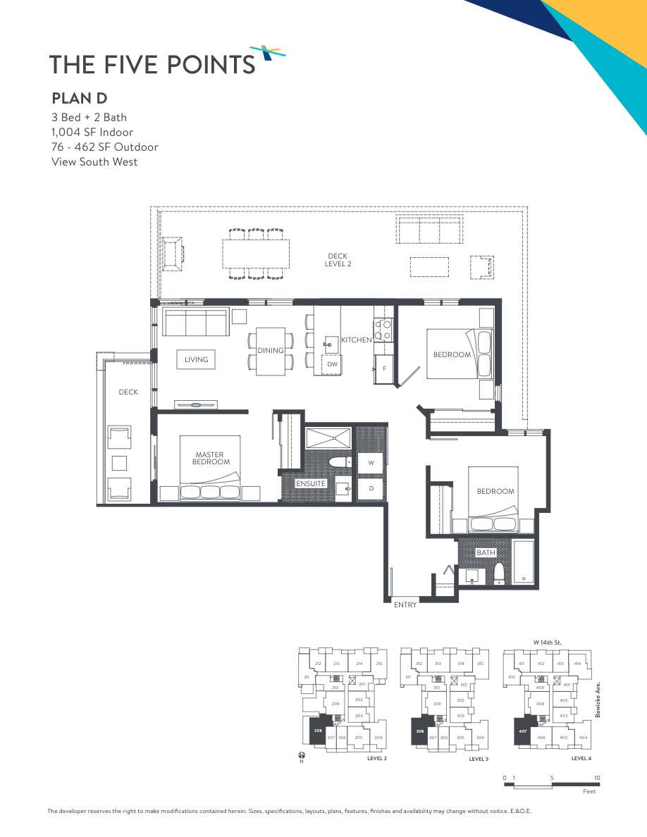 The Five Points - D Floor Plan, North Vancouver BC | Livabl