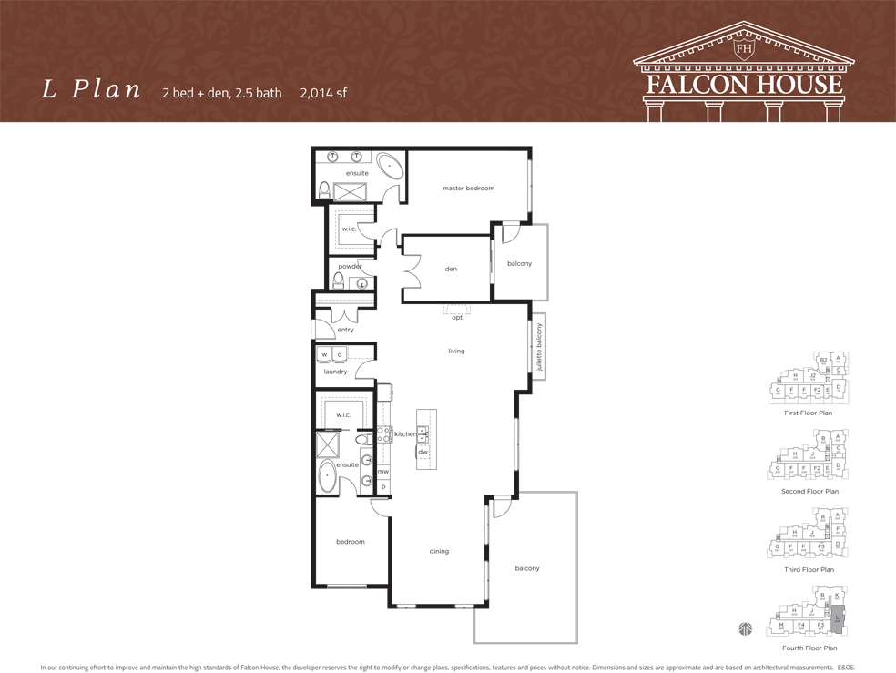 Falcon House | 408 | Floor Plans and Pricing