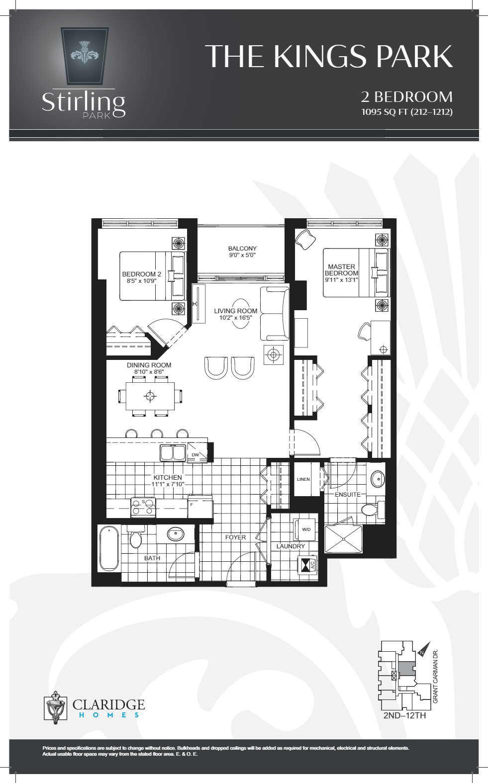 Stirling Park | 512 - The Kings Park | Floor Plans and Pricing