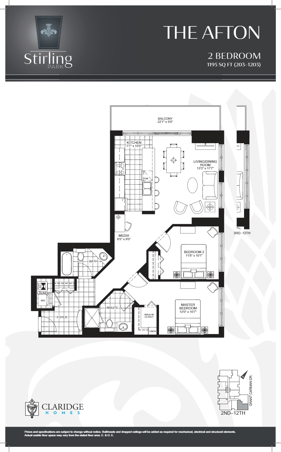 Stirling Park | 703 - The Afton | Floor Plans and Pricing