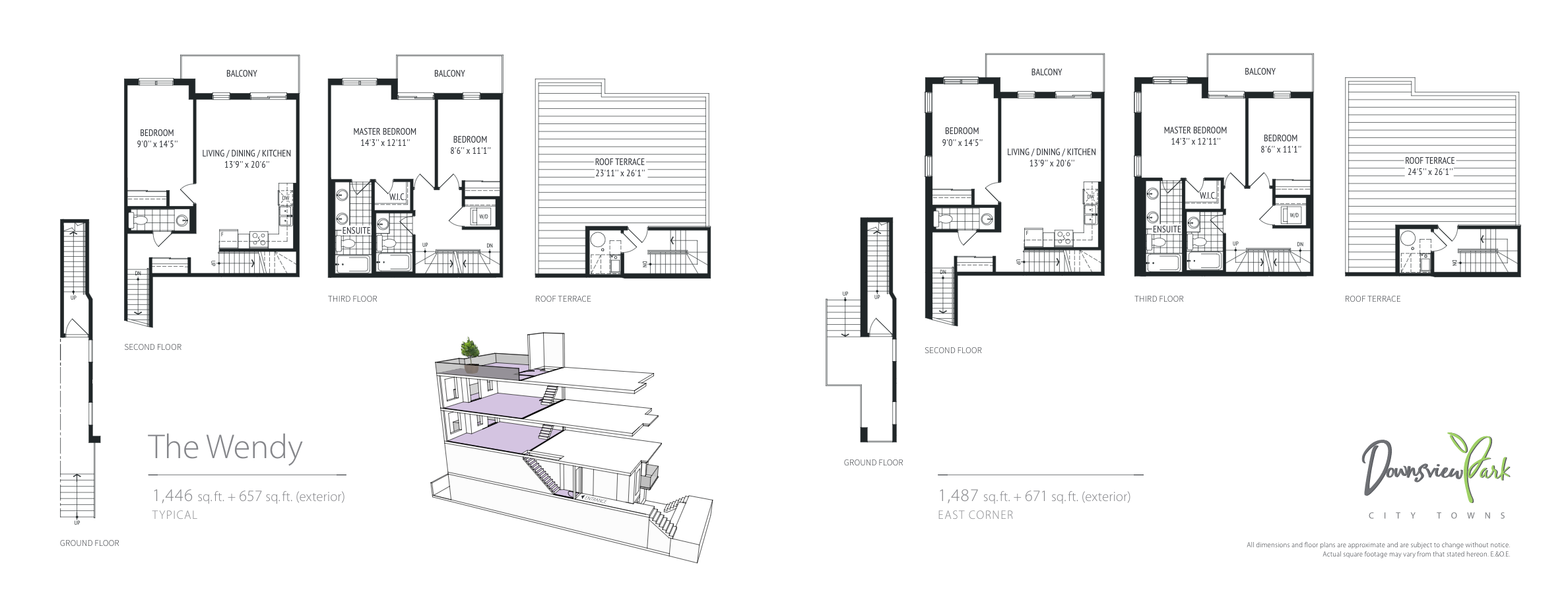 Downsview Park Towns - Wendy Floor Plan, Toronto ON | Livabl