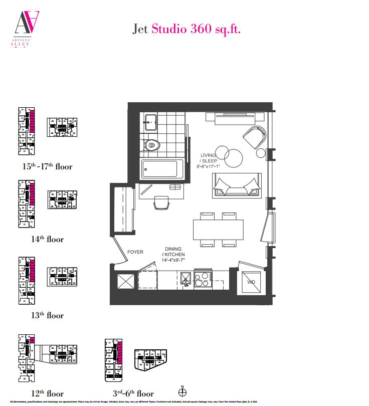 Artists' Alley Phase 1 | Jet | Floor Plans and Pricing