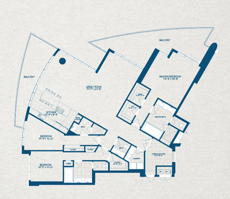 Paramount Residences Fort Lauderdale Beach | C2 | Floor Plans and Pricing