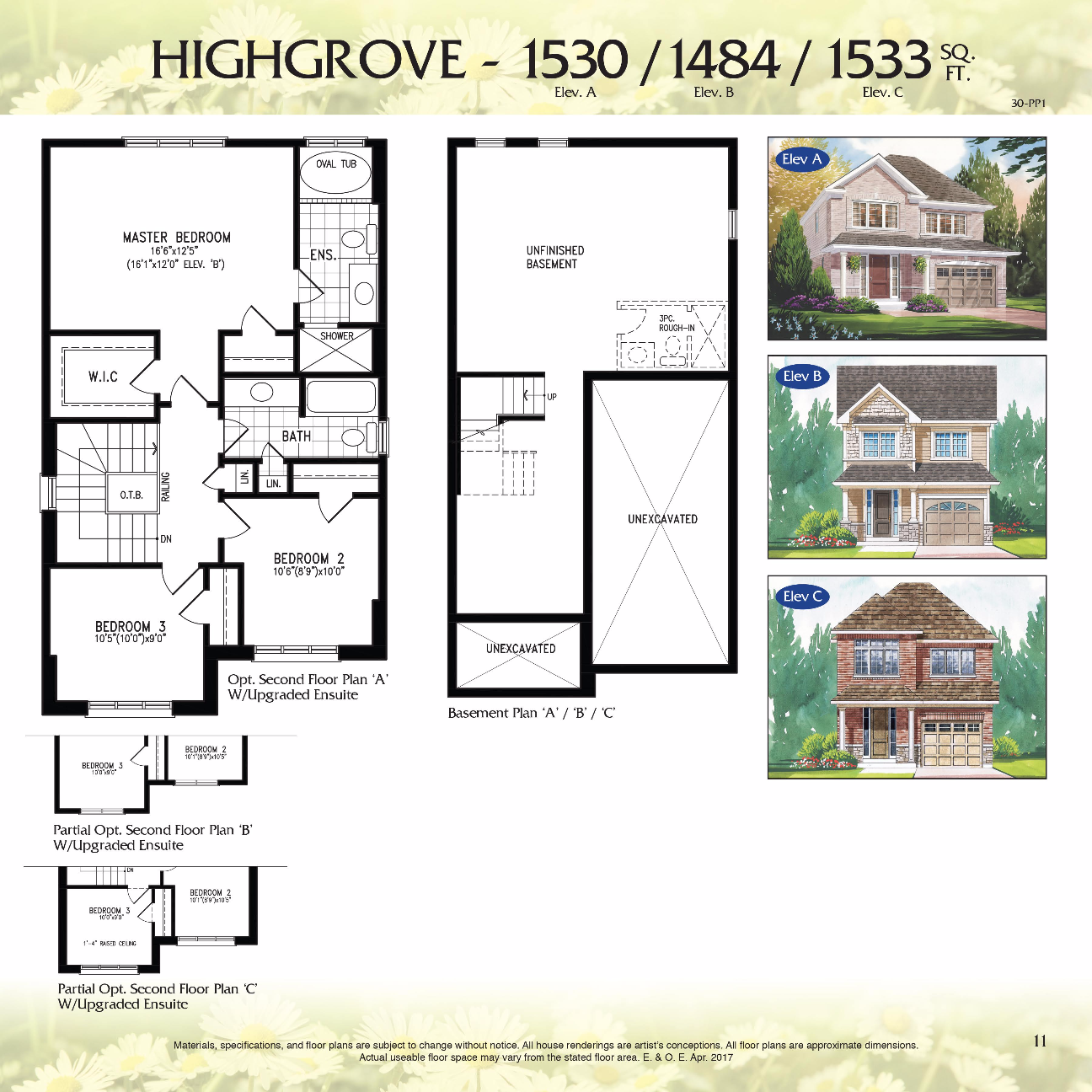 Ashgrove Meadows - Phase 1 | Highgrove | Floor Plans and Pricing