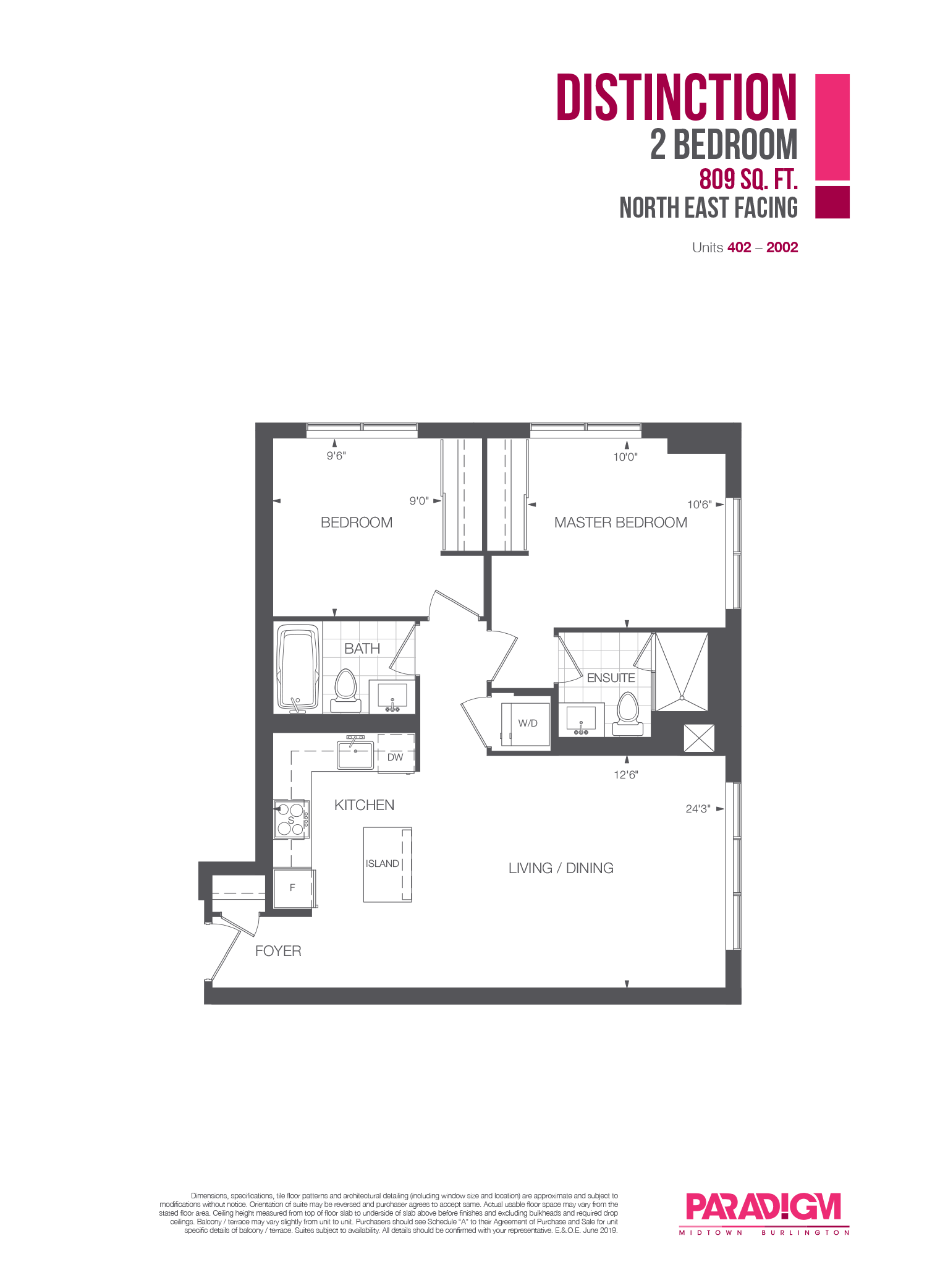 Paradigm Condos | Distinction | Floor Plans and Pricing
