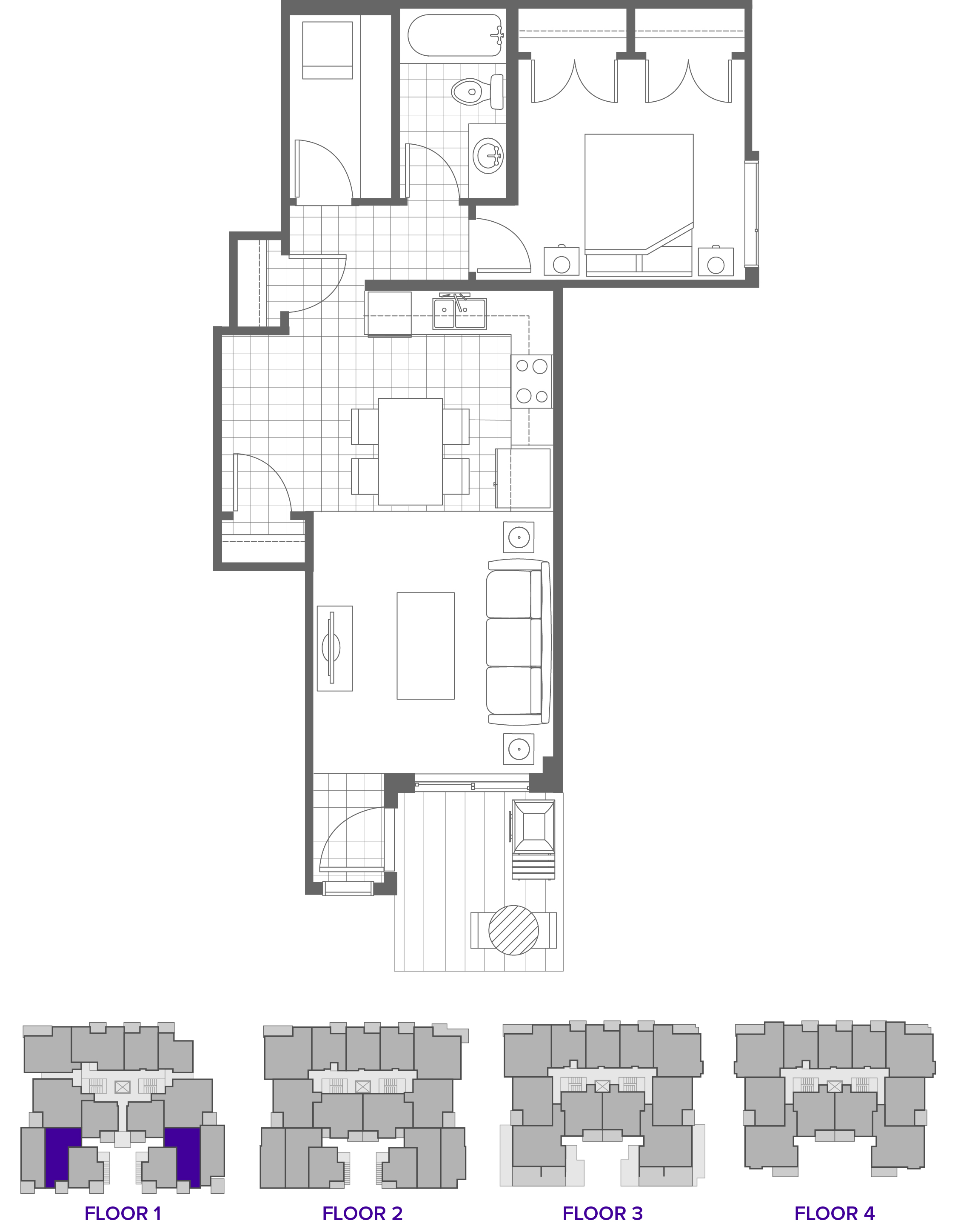 Duke at Mission - N Floor Plan, Calgary AB | Livabl