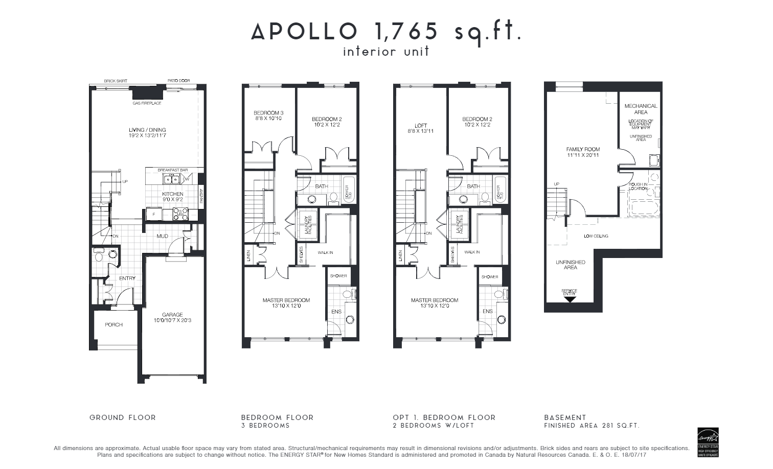 Riverside South Townhomes - Apollo Floor Plan, Ottawa ON | Livabl