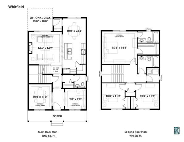 Village at Griesbach - Whitfield Floor Plan, Edmonton AB | Livabl