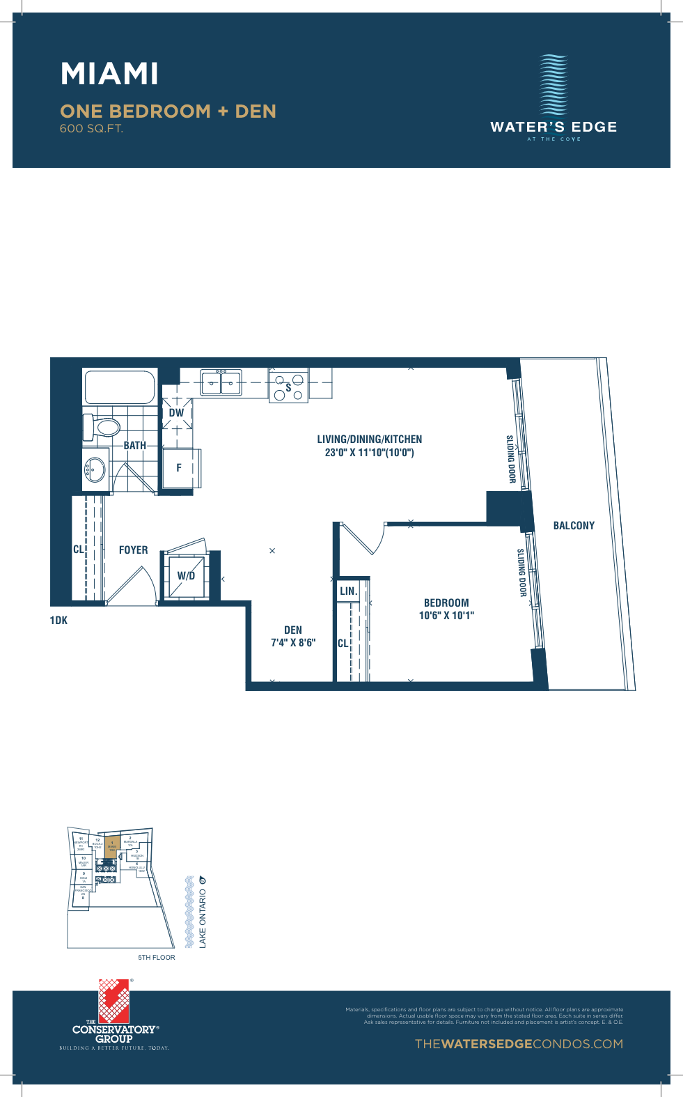 Water's Edge at The Cove | Miami | Floor Plans and Pricing